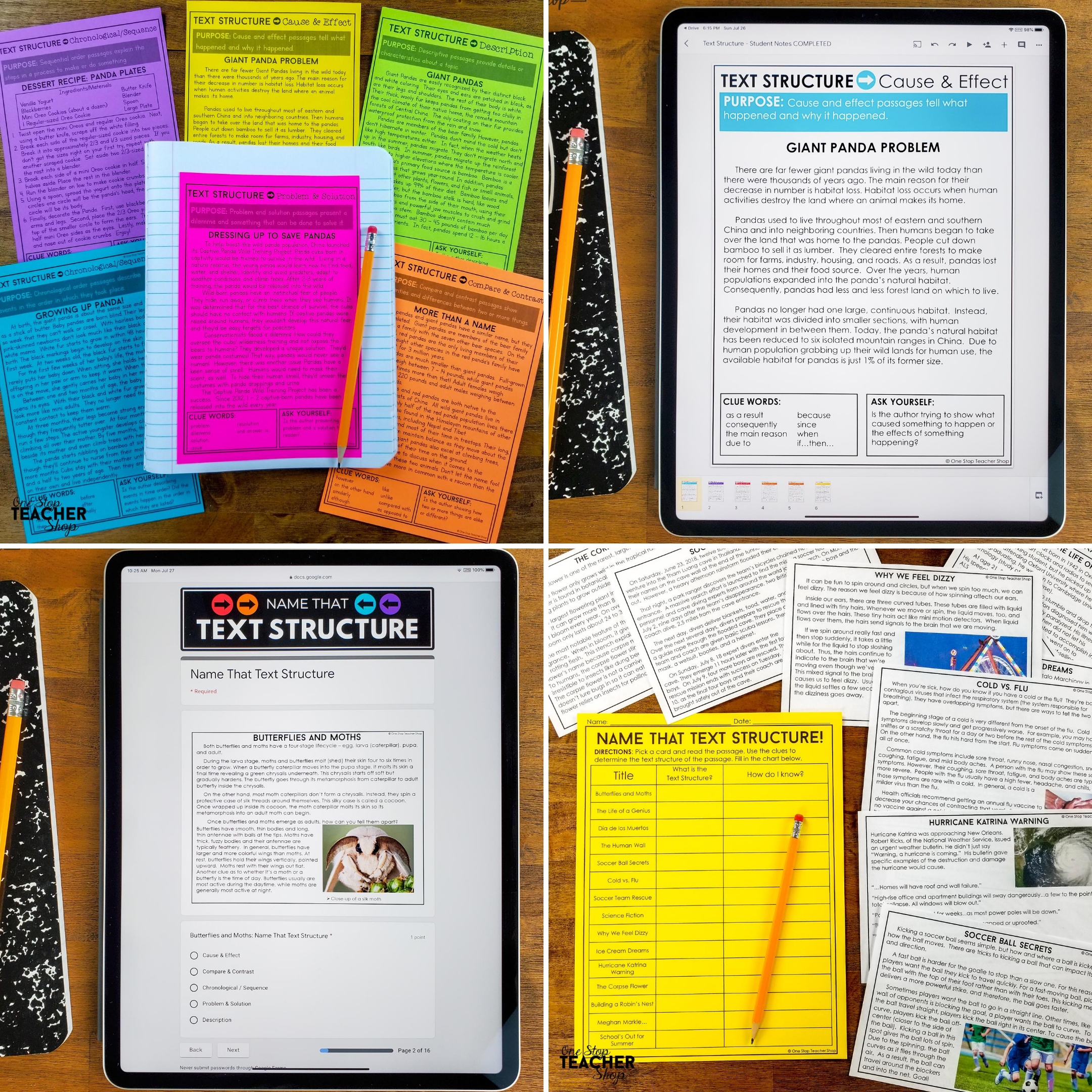 Reading & Writing Resources – One Stop Teacher Shop