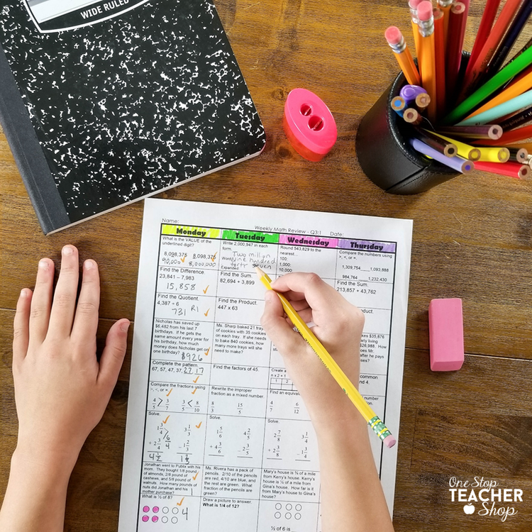 One Stop Teacher Shop Resources